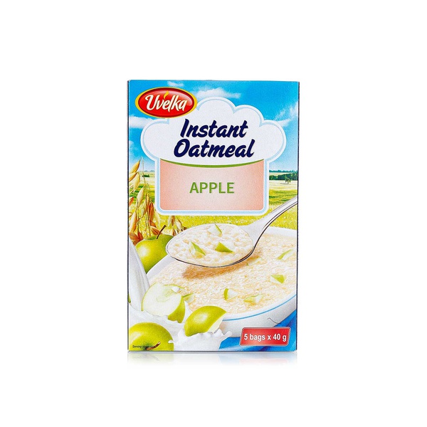 Uvelka Instant Oatmeal Apple 5 x 40g price in UAE | Spinneys UAE ...