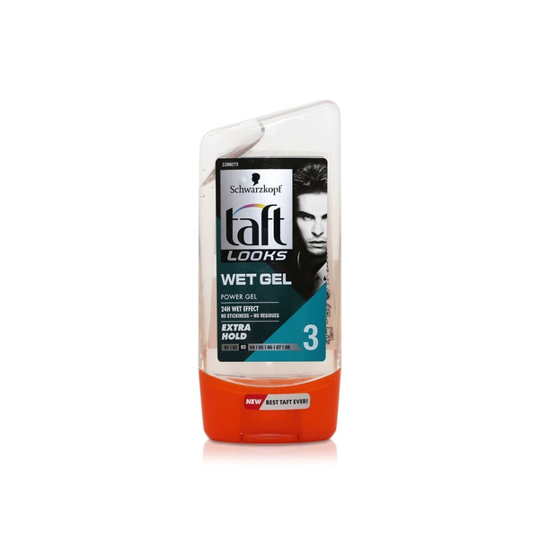 Taft Looks Wet Hair Gel Extra Hold 150ml - Spinneys United Arab Emirates