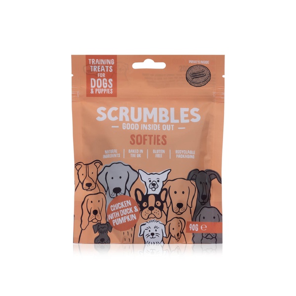 Scrumbles chicken & duck dog treats 90g - Spinneys UAE