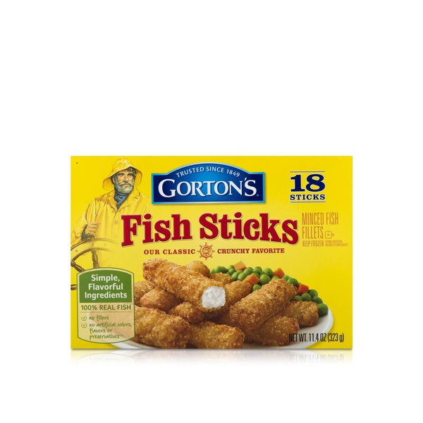 Gorton's Crunchy Fish Sticks x 18 323.1g - Spinneys United Arab Emirates
