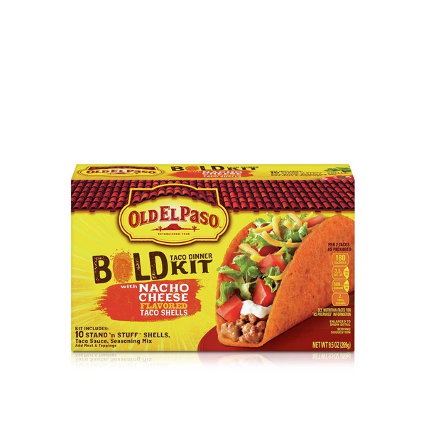 Old El Paso Nacho Cheese Taco Dinner Kit 269g - Spinneys UAE