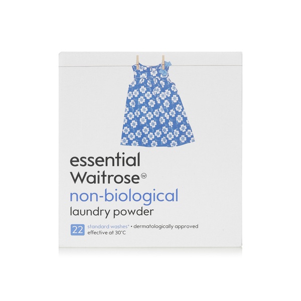 Waitrose Essential Non Bio Laundry Powder 1.43kg - Spinneys UAE