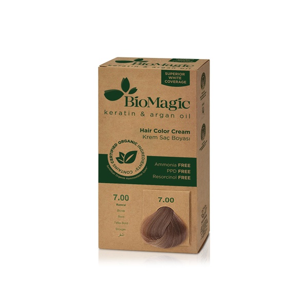 BioMagic Blonde 7.0 Hair Colour Cream Kit - Spinneys UAE