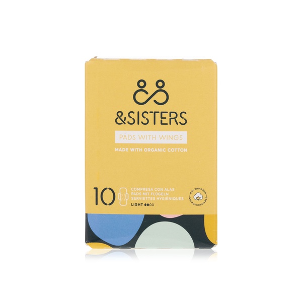 &sisters Pads with Wings Light 10 Pack - Spinneys UAE