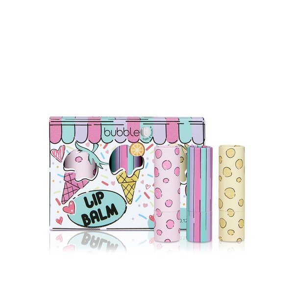 Bubble T Cartoon Lip Balm Set 3.5g x 3 - Spinneys United Arab Emirates
