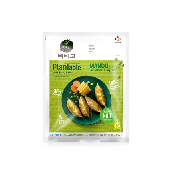 Bibigo Plantable Vegetable Mandu Dumplings 420g - Spinneys UAE