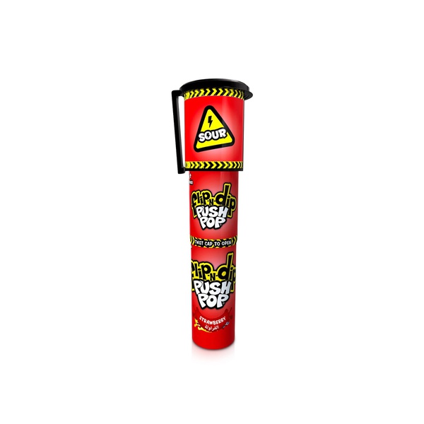 Bazooka Flip N Dip Push Pop Strawberry 25g - Spinneys UAE