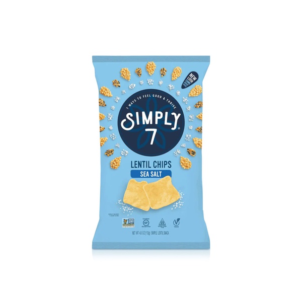 Simply 7 Lentil Chips Sea Salt 103g - Spinneys UAE