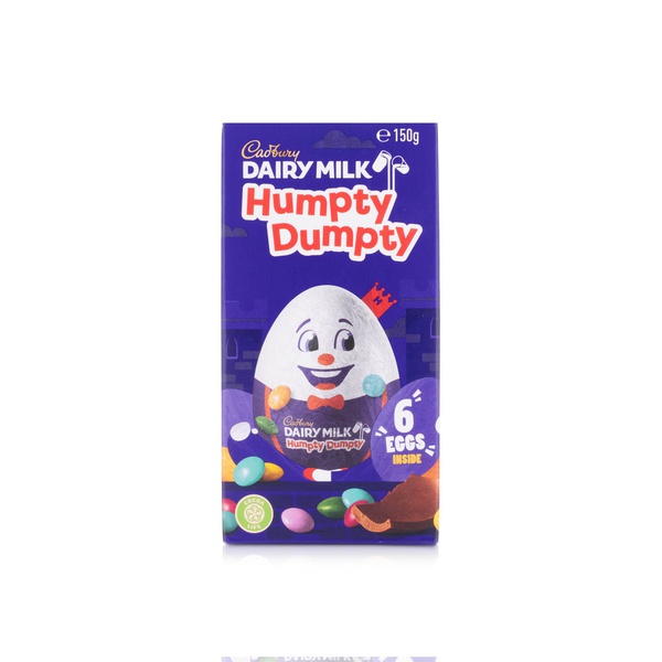 Cadbury Dairy Milk Humpty Dumpty Easter Eggs with Beanies x 6 150g ...