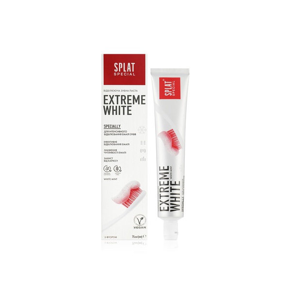 Splat Extreme White Toothpaste 75ml - Spinneys UAE