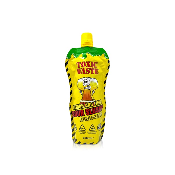 Toxic Waste Sour Lemon Lime Slushy 250ml - Spinneys United Arab Emirates