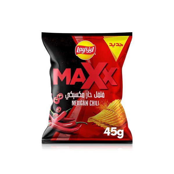Lay's Maxx Mexican Chili Potato Chips 45g - Spinneys United Arab Emirates