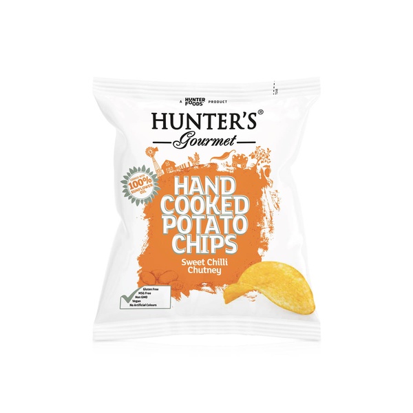 Hunter's Gourmet Sweet Chilli Chutney Hand Cooked Potato Chips 40g ...