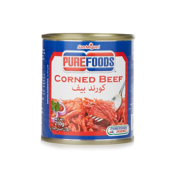 Pure Foods Corned Beef 210g price in UAE | Spinneys UAE | supermarket ...
