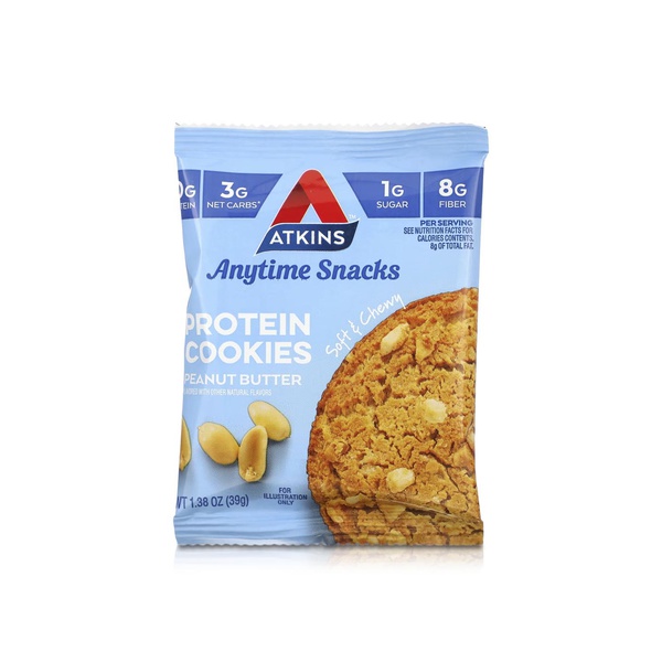 Atkins Peanut Butter Protein Cookies 39g - Spinneys UAE