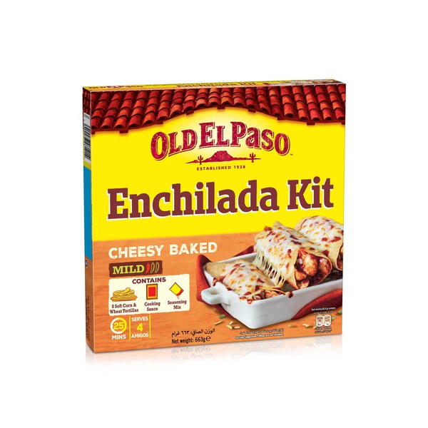 Old El Paso Enchilada Kit Cheesy Baked Mild 663g - Spinneys UAE