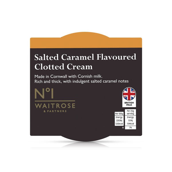 Waitrose Salted Caramel Clotted Cream 200g