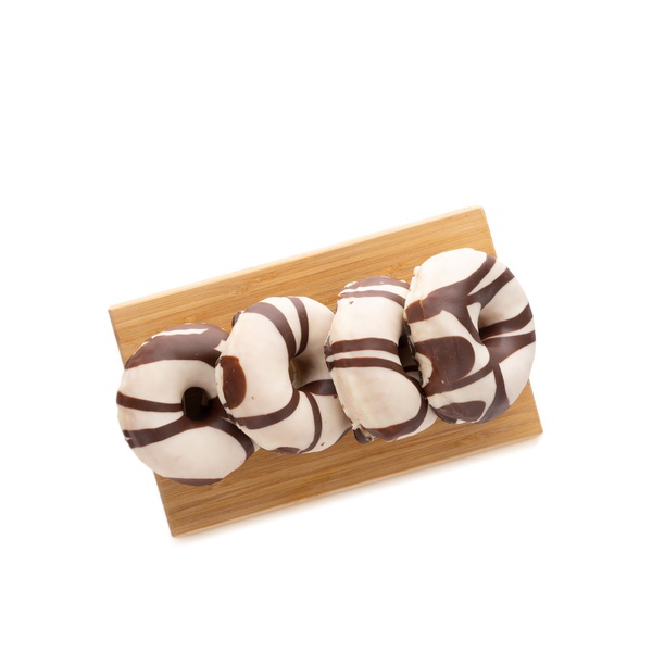 White Chocolate Drizzle Donuts 4 x 75g - Spinneys UAE