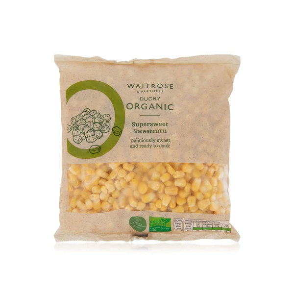 Waitrose Duchy Organic Frozen Sweetcorn 500g - Spinneys UAE
