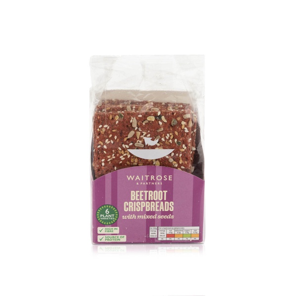 Waitrose Beetroot and Seeds Crispbread 200g - Spinneys United Arab Emirates