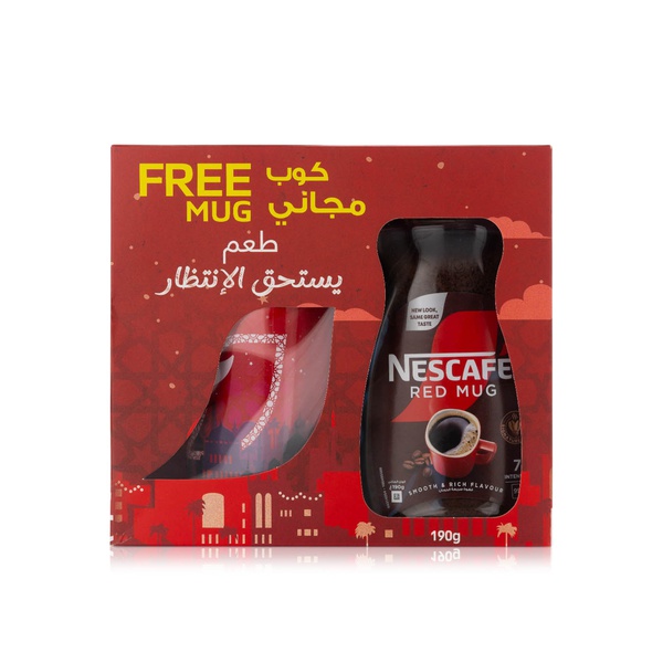 Nescafe Red Coffee 190g + Free Ramadan Mug - Spinneys United Arab Emirates