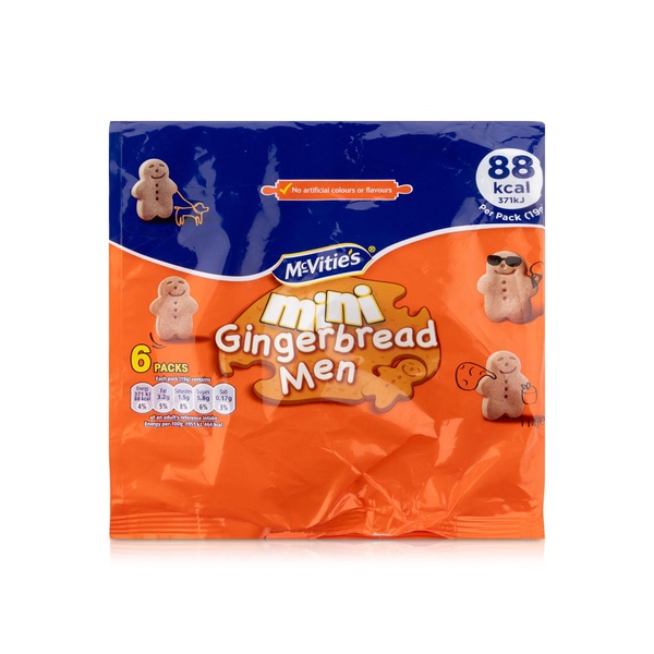 Mcvitie's Mini Gingerbread Men 19g 6 Pack - Spinneys UAE