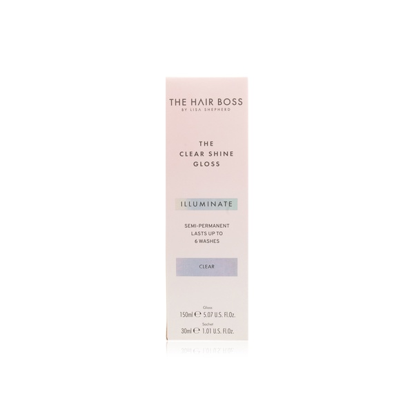 The Hair Boss the clear shine gloss 150ml - Spinneys UAE