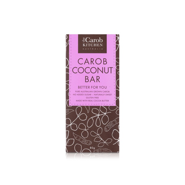 The Carob Kitchen Carob Bar Coconut 80g - Spinneys UAE