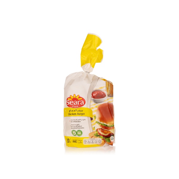 Seara Frozen Un-Breaded Chicken Burger 1000G - Spinneys UAE