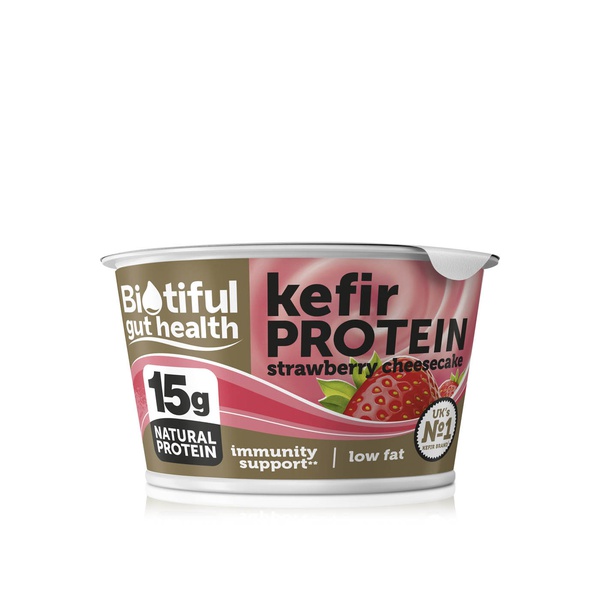 Biotiful Gut Health Kefir Protein Strawberry Cheesecake 150g - Spinneys UAE