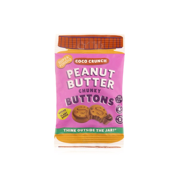 Superfoodio Peanut Butter Buttons Coco Crunch 20g - Spinneys UAE