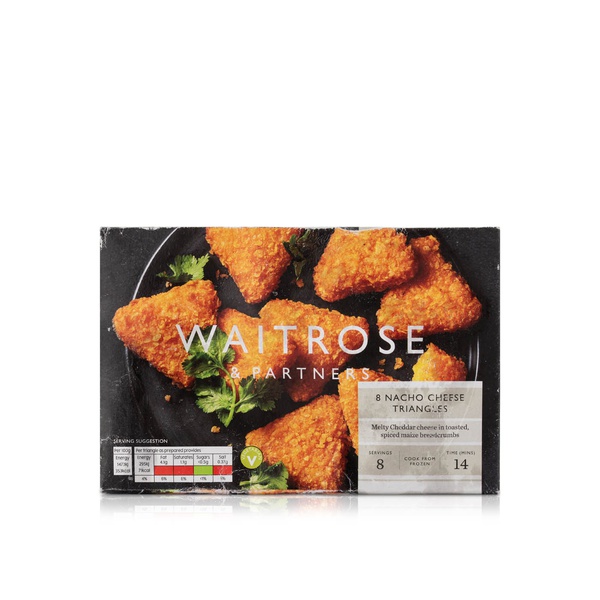 Waitrose Nacho Cheese Triangles x 8 160g - Spinneys United Arab Emirates