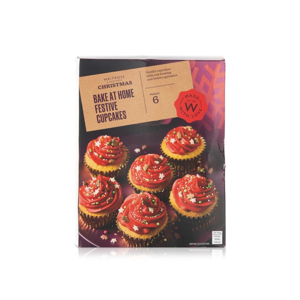 Waitrose Christmas Cupcake Kit 278g