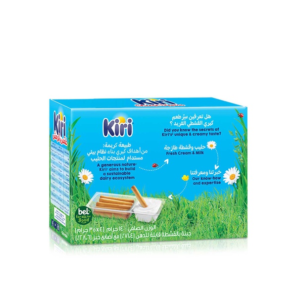 Kiri Dip & Crunch Cream Cheese and Breadstick Snack x 4 140g - Spinneys UAE