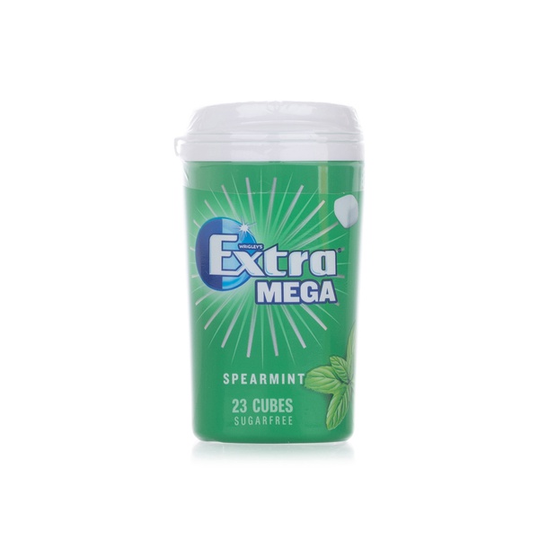 Wrigleys Extra Mega Spearmint Chewing Gum Sugar Free Bottle 51 5g Price