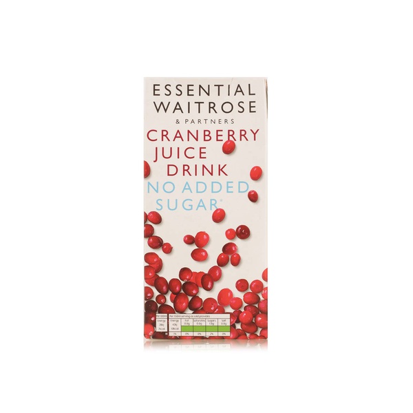 Waitrose Essential Cranberry Juice Drink 1 litre - Spinneys UAE