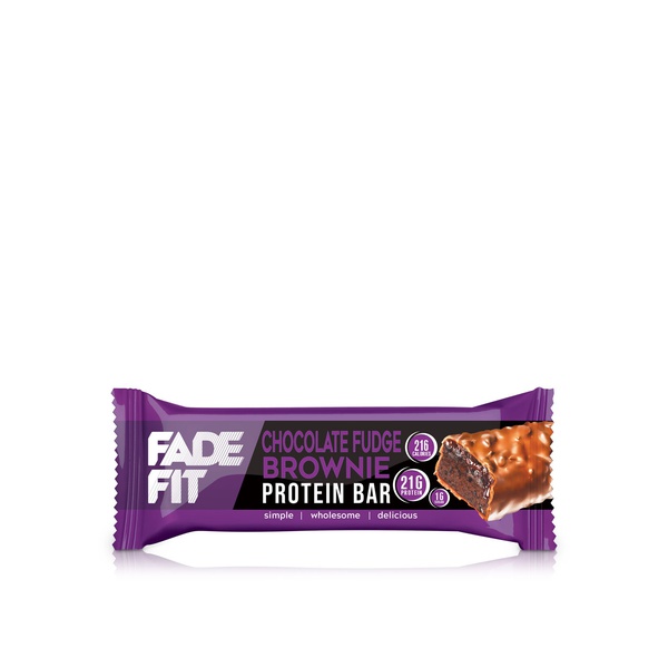 Fade Fit chocolate fudge brownie protein bar 55g - Spinneys UAE
