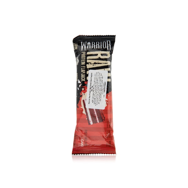 Warrior Raw Protein Red Velvet Cake Flapjack Bar 75g - Spinneys UAE