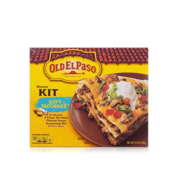 Old El Paso Soft Taco Bake Meal Kit 238g - Spinneys الإمارات العربية ...