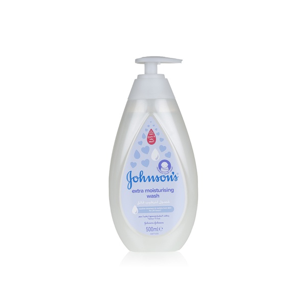 Johnsons Extra Moisture Baby Wash 500ml price in UAE | Spinneys UAE ...