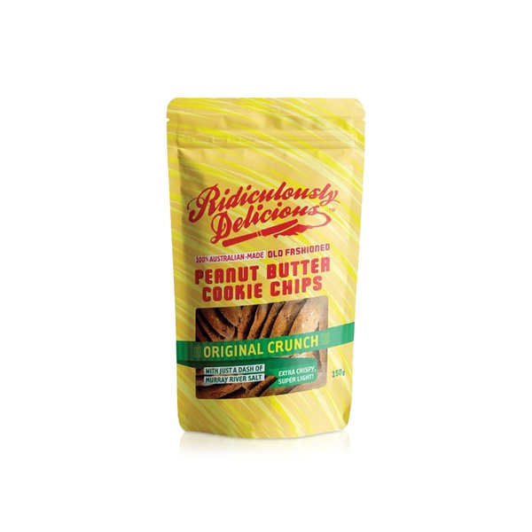 Ridiculously Delicious Peanut Butter Cookie Chips Original Crunch 150g ...