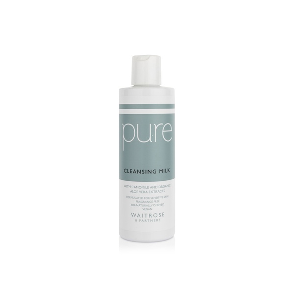 Waitrose Pure Cleansing Milk 250ml - Spinneys UAE