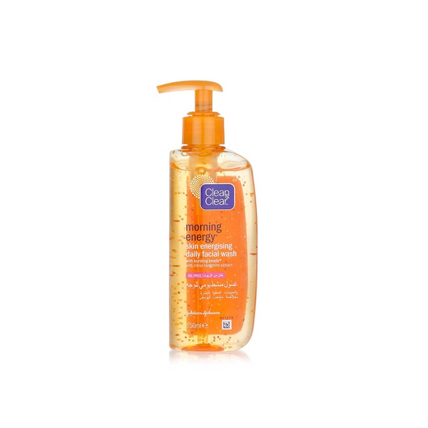 Clean & Clear Morning Energy Skin Energising Daily Facial Wash 150ml - Spinneys UAE