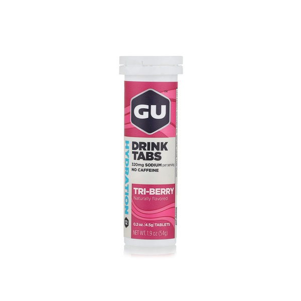 Gu Hydration Drink Tabs Tri-Berry 54g - Spinneys UAE