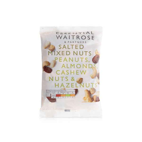 Waitrose Essential Roasted Salted Mixed Nuts 200g - Spinneys UAE