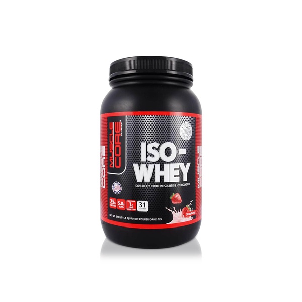 Muscle Core Nutrition Iso-Whey Protein Strawberry 911.4g - Spinneys ...