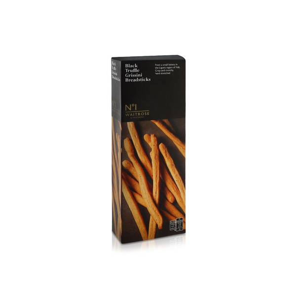 Waitrose No.1 Italian Hand-Stretched Black Truffle Grissini Breadsticks ...
