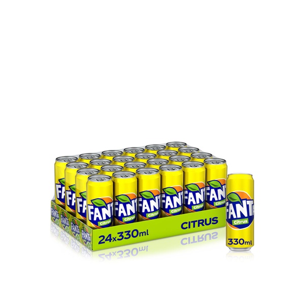 Fanta Citrus Cans 330ml x 24 - Spinneys UAE