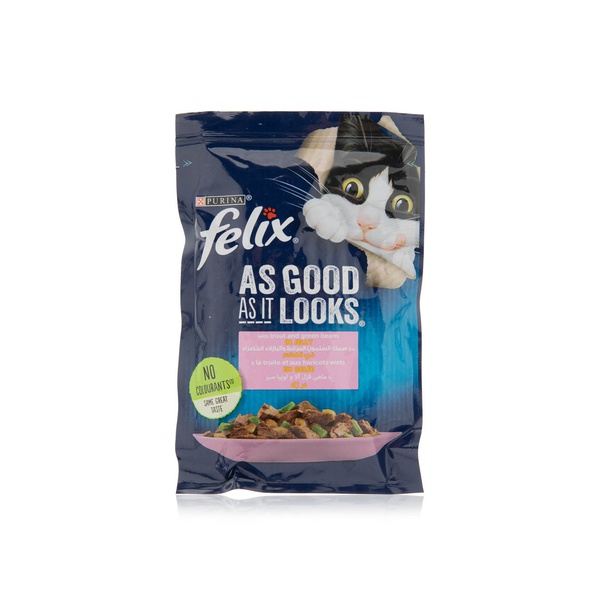 Felix 'as Good As It Looks' Trout and Green Beans in Jelly 85g ...