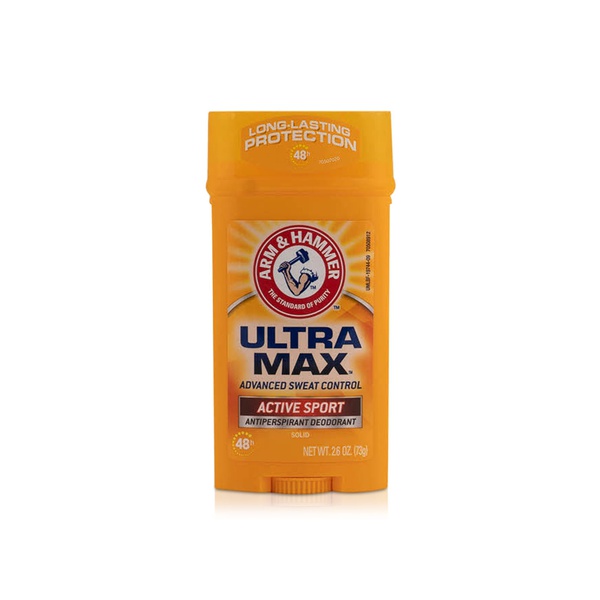 Arm & Hammer Ultra Max Active Sport Anti-Perspirant Deodorant Stick 73g ...